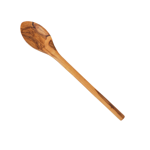 Olive Wood French Spoon - 12" - Naturally Med